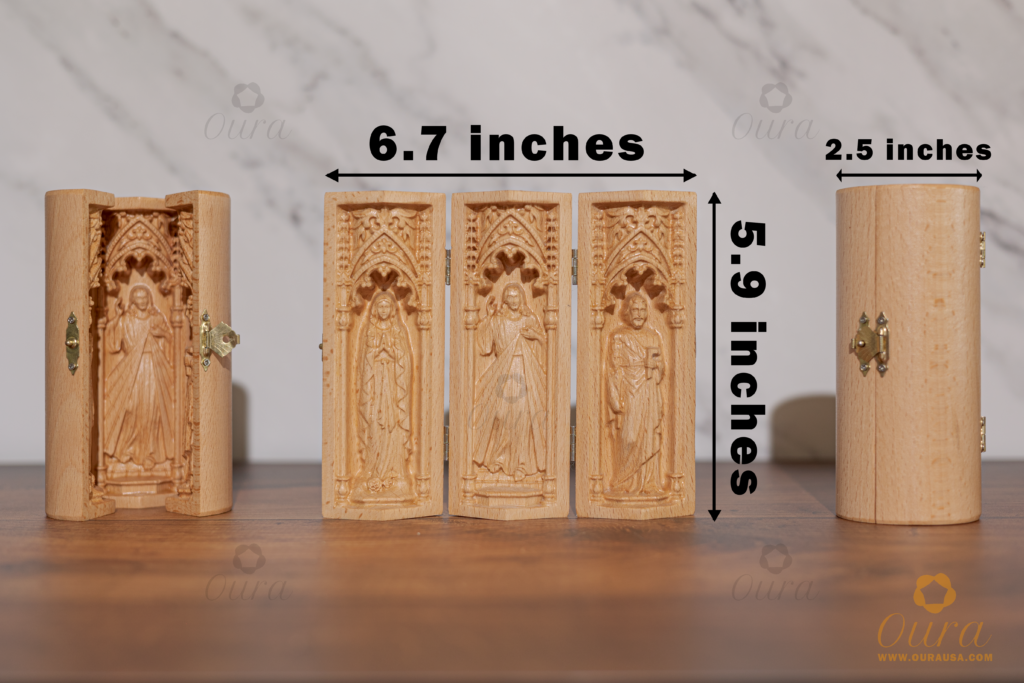 Wooden Catholic Altar 03 - Oura USA